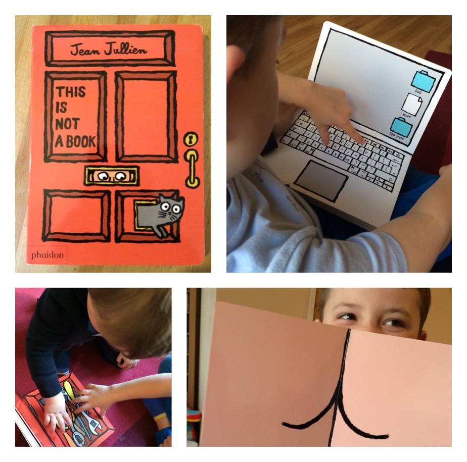 ‘This Is Not a Book’ by Jean Jullien – Library Girl and Book Boy