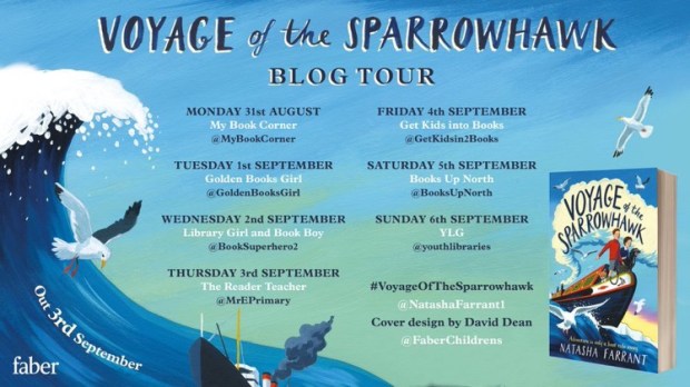 Blog tour: ‘Voyage of the Sparrowhawk,’ by Natasha Farrant, cover by ...