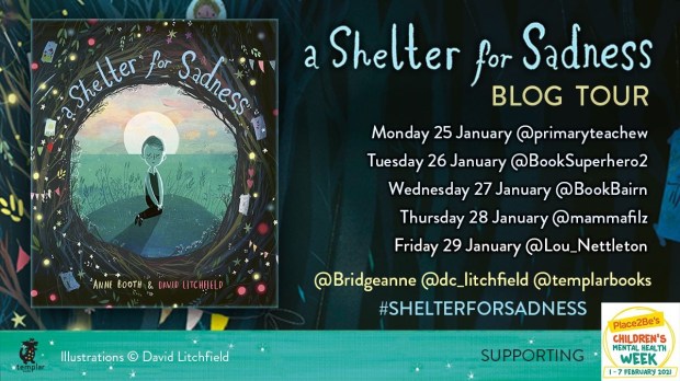 Blog tour: ‘A Shelter for Sadness,’ by Anne Booth, illustrated by David ...