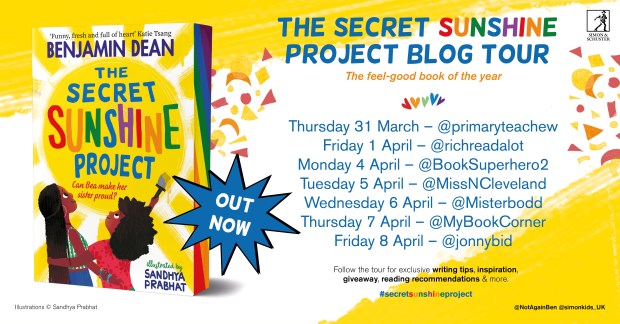 Blog tour: ‘The Secret Sunshine Project,’ by Benjamin Dean, illustrated ...