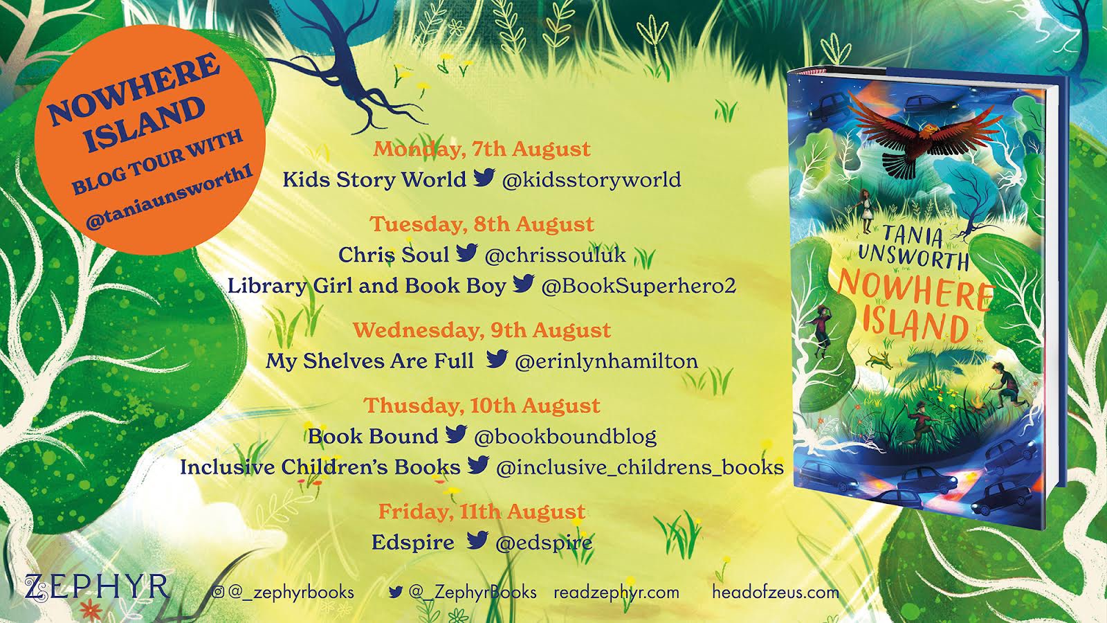 Blog tour: ‘Nowhere Island,’ by Tania Unsworth, cover by Kimberley ...