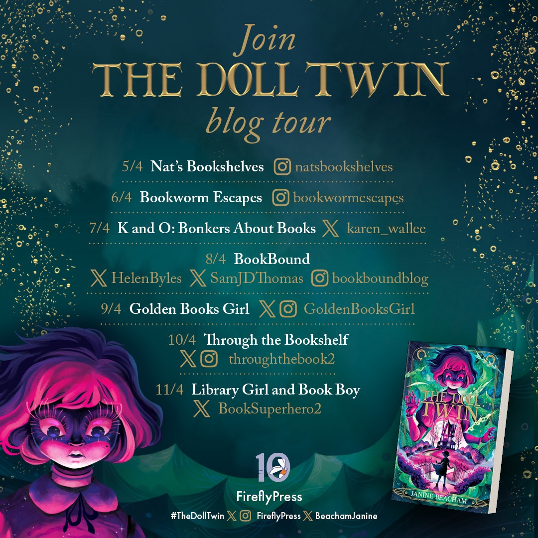 Blog tour: ‘The Doll Twin,’ by Janine Beacham, cover by Nathan Collins ...