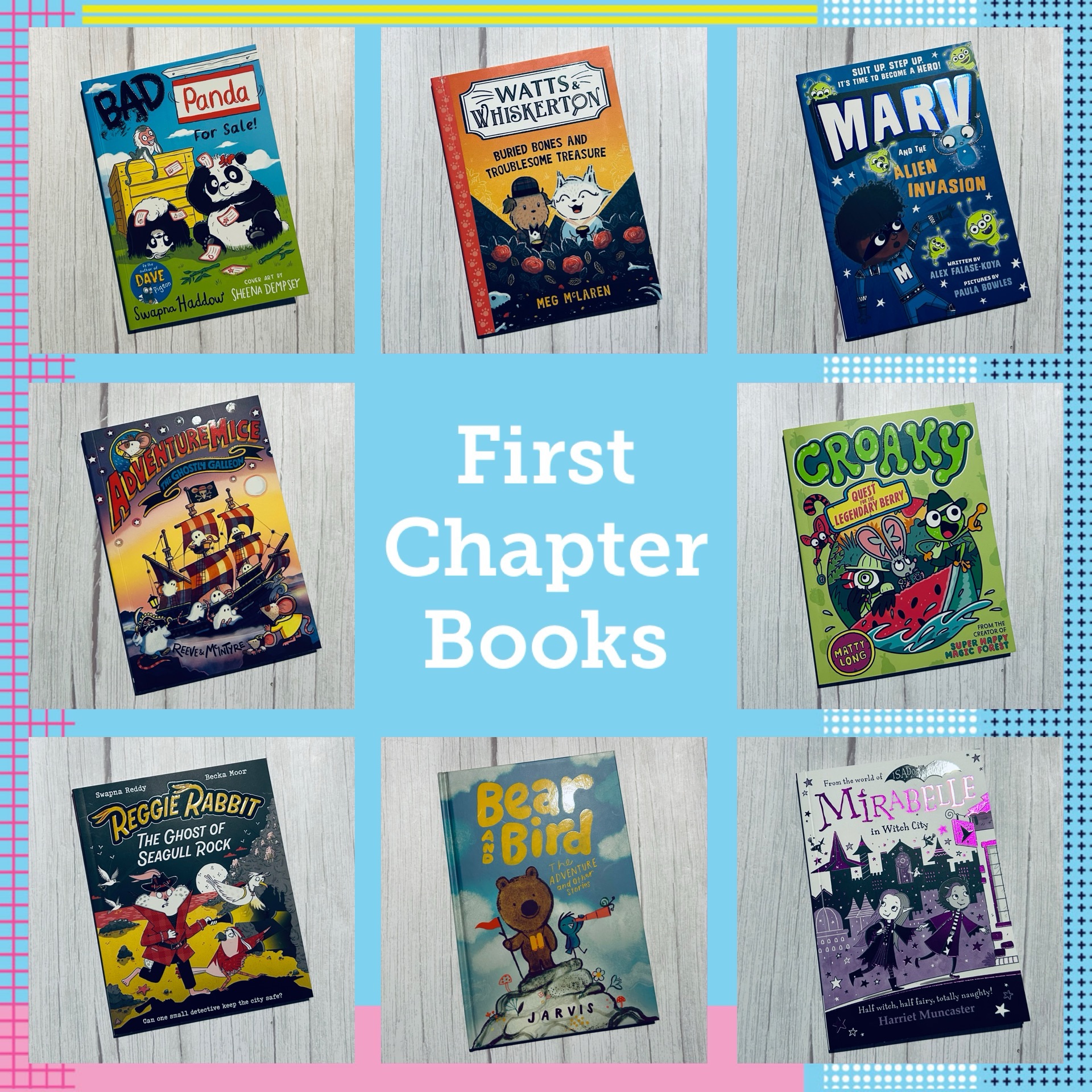 First Chapter Book Update – Library Girl and Book Boy
